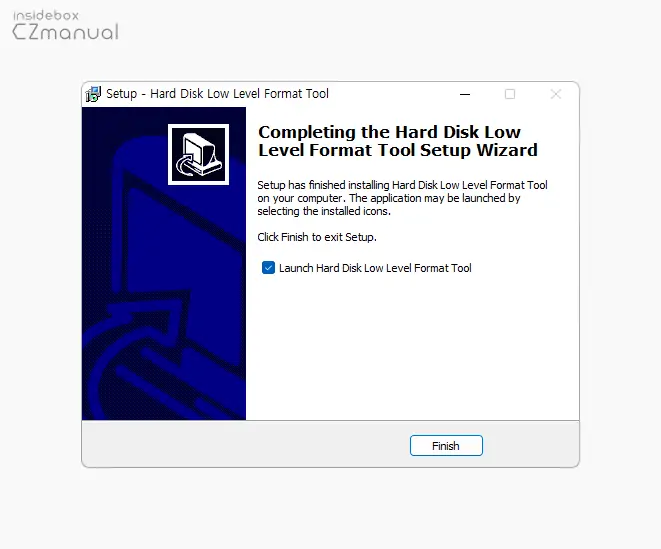 USB HDD 디스크 드라이브 저장장치 로우 레벨 포맷하기 - EazyManual